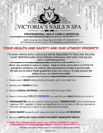 Victoria's nail and spa store